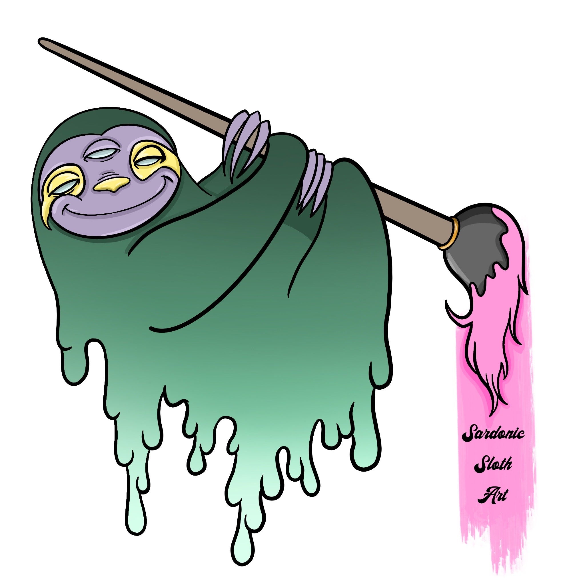 Psychedelic Pop Art by Dalyn Tam | Sardonic Sloth Art